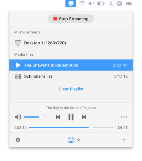 JustStream - Stream Local media and Mirror Mac Display